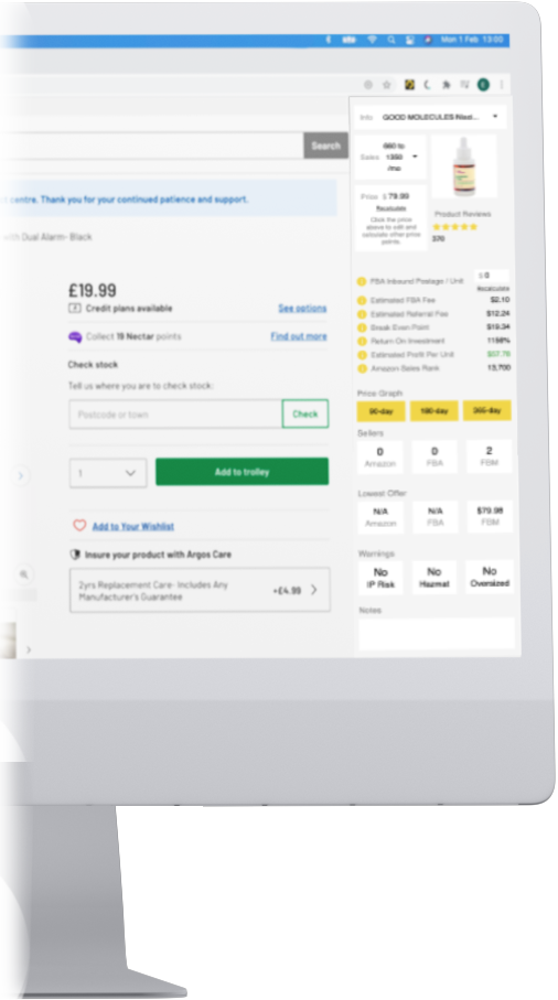 Profitl - Amazon FBA Deals Analysis and Product Finder